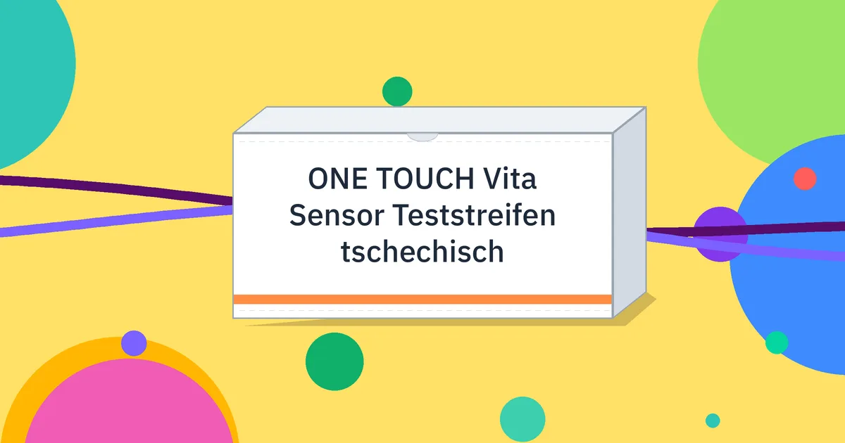 Symbolbild: Packung mit der Aufschrift ONE TOUCH Vita Sensor Teststreifen tschechisch (PZN 10988231) – Verfügbarkeit und Bezug in Apotheken in Frankfurt am Main