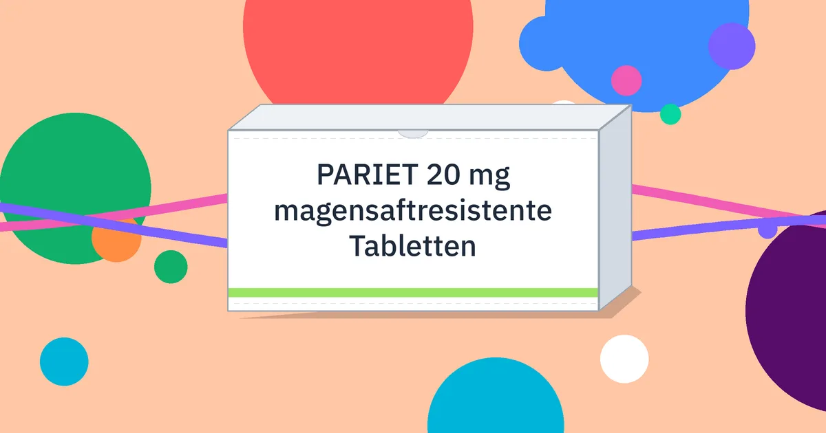 Symbolbild: Packung mit der Aufschrift PARIET 20 mg magensaftresistente Tabletten (PZN 19175937) – Verfügbarkeit und Bezug in Apotheken in Frankfurt am Main