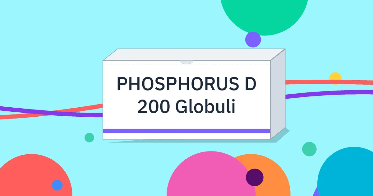 Symbolbild: Packung mit der Aufschrift PHOSPHORUS D 200 Globuli (PZN 15330105) – Verfügbarkeit und Bezug in Apotheken in Frankfurt am Main