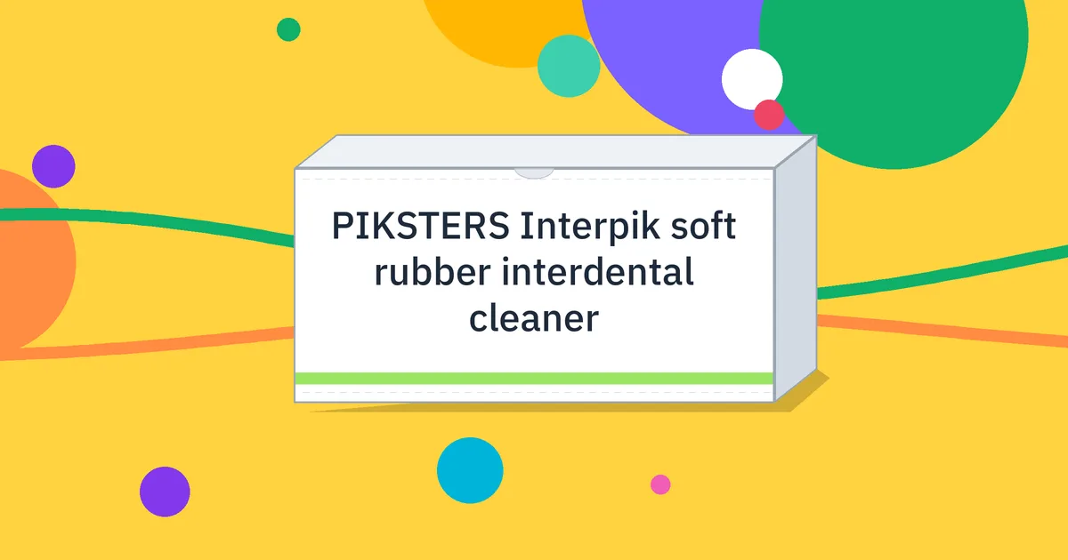 Symbolbild: Packung mit der Aufschrift PIKSTERS Interpik soft rubber interdental cleaner (PZN 17593323) – Verfügbarkeit und Bezug in Apotheken in Frankfurt am Main