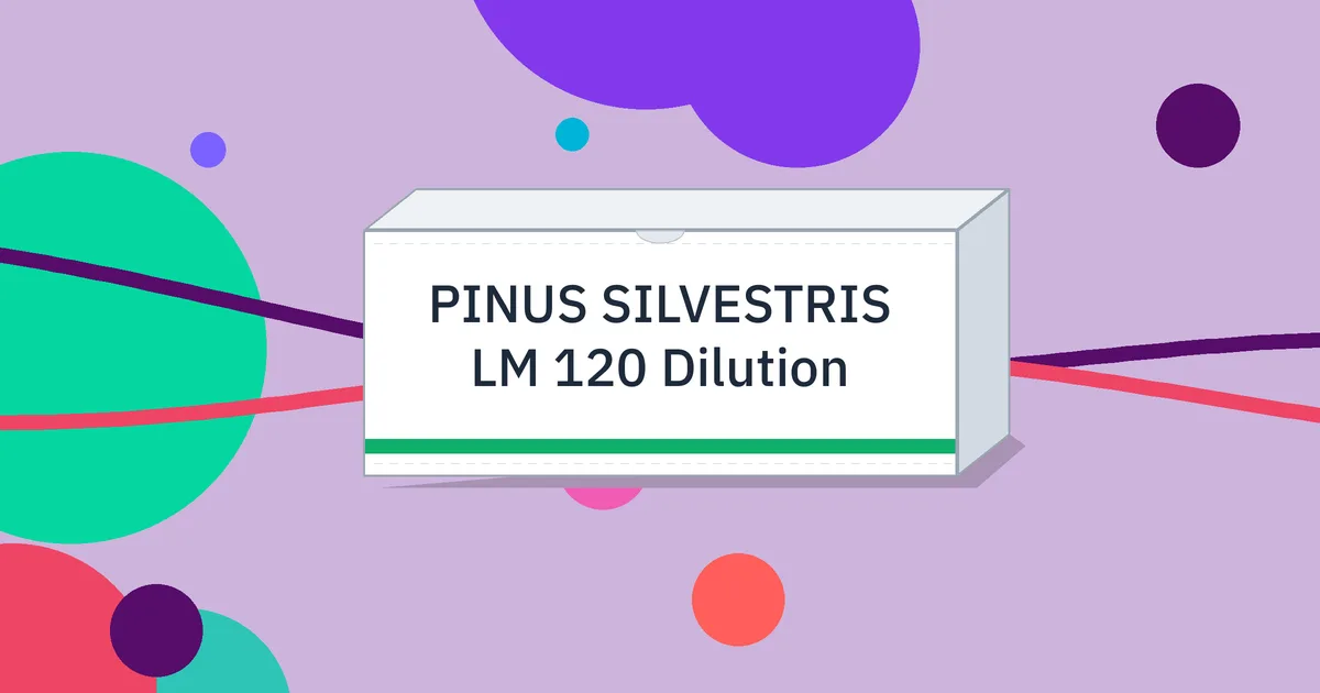 Symbolbild: Packung mit der Aufschrift PINUS SILVESTRIS LM 120 Dilution (PZN 13643260) – Verfügbarkeit und Bezug in Apotheken in Frankfurt am Main
