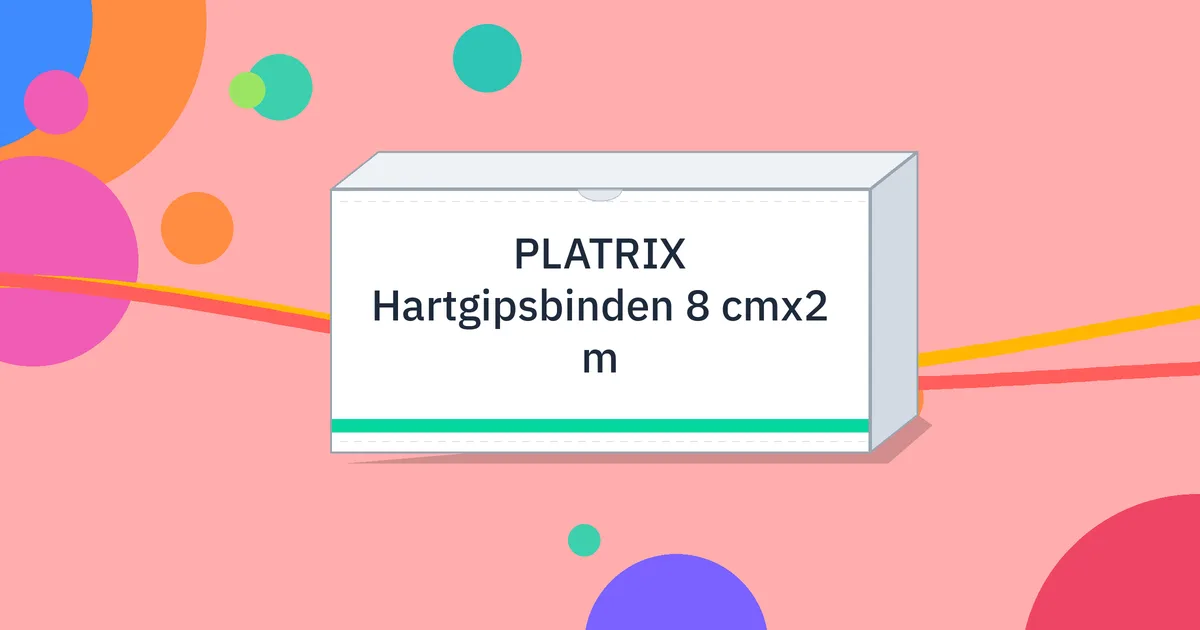 Symbolbild: Packung mit der Aufschrift PLATRIX Hartgipsbinden 8 cmx2 m (PZN 07154031) – Verfügbarkeit und Bezug in Apotheken in Frankfurt am Main