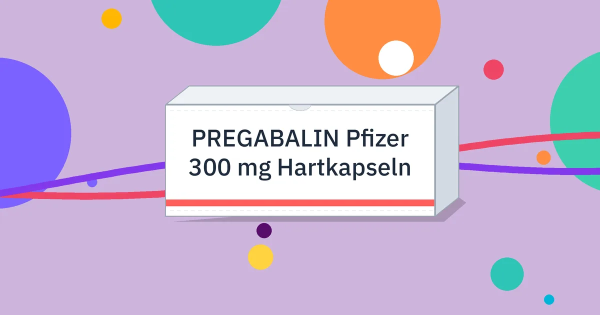 Symbolbild: Packung mit der Aufschrift PREGABALIN Pfizer 300 mg Hartkapseln (PZN 10327989) – Verfügbarkeit und Bezug in Apotheken in Frankfurt am Main
