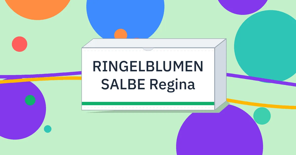 Symbolbild: Packung mit der Aufschrift RINGELBLUMEN SALBE Regina (PZN 15422787) – Verfügbarkeit und Bezug in Apotheken in Frankfurt am Main