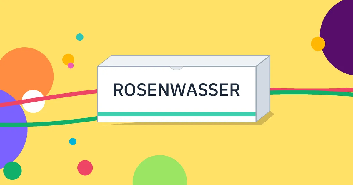 Symbolbild: Packung mit der Aufschrift ROSENWASSER (PZN 01374145) – Verfügbarkeit und Bezug in Apotheken in Frankfurt am Main