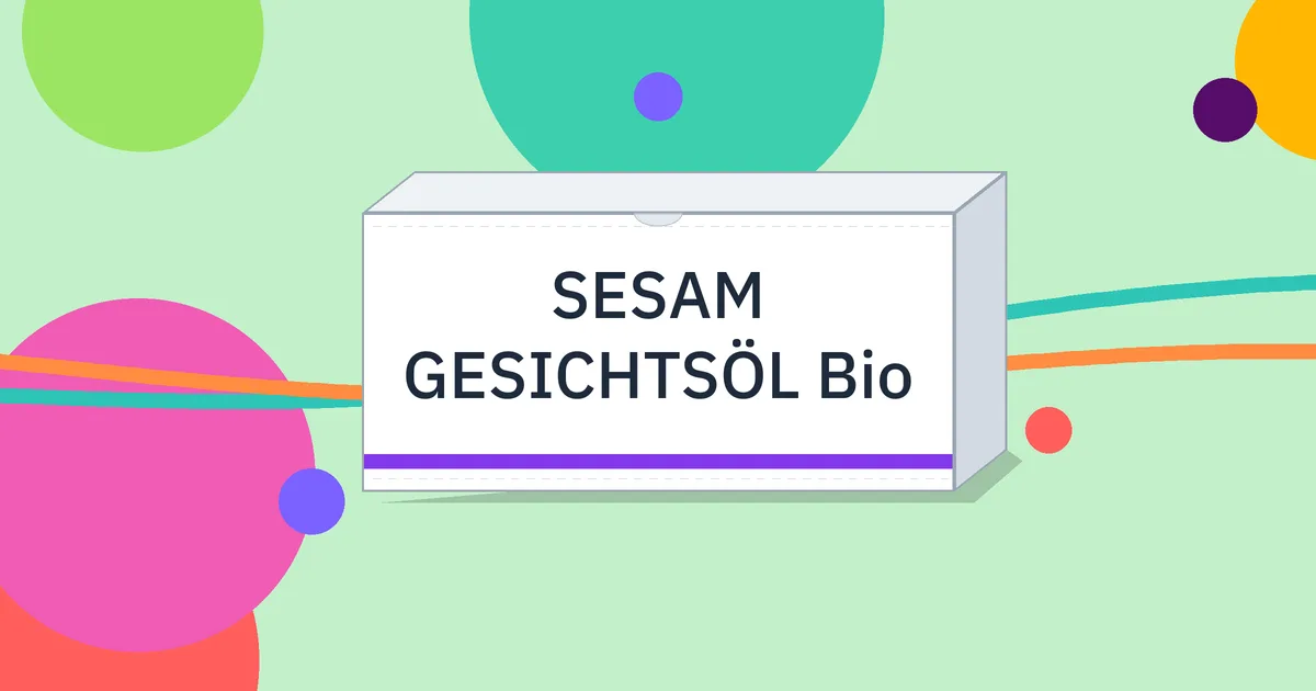 Symbolbild: Packung mit der Aufschrift SESAM GESICHTSÖL Bio (PZN 10302191) – Verfügbarkeit und Bezug in Apotheken in Frankfurt am Main