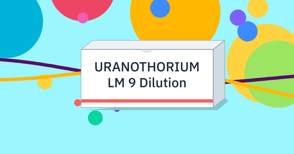Symbolbild: Packung mit der Aufschrift URANOTHORIUM LM 9 Dilution (PZN 13256698) – Verfügbarkeit und Bezug in Apotheken in Frankfurt am Main