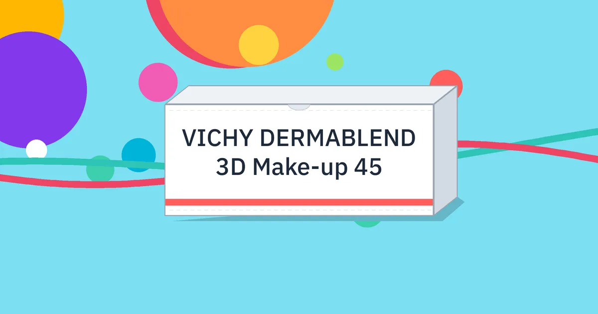 Symbolbild: Packung mit der Aufschrift VICHY DERMABLEND 3D Make-up 45 (PZN 11479891) – Verfügbarkeit und Bezug in Apotheken in Frankfurt am Main