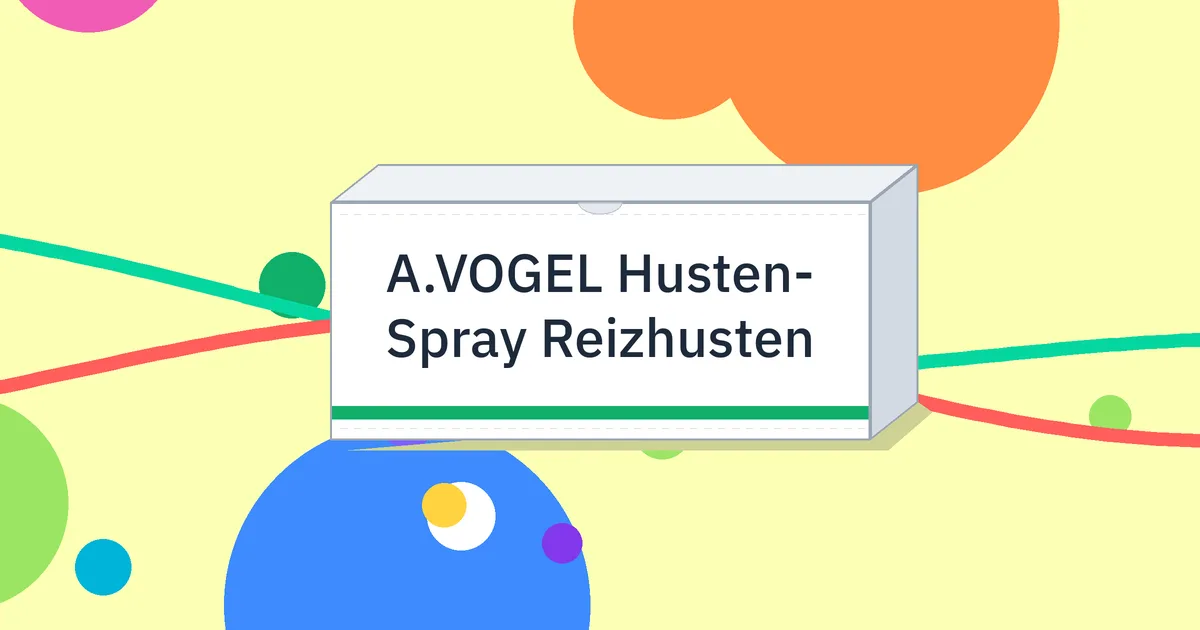 Symbolbild: Packung mit der Aufschrift A.VOGEL Husten-Spray Reizhusten (PZN 14213320) – Verfügbarkeit und Bezug in Apotheken in Frankfurt am Main