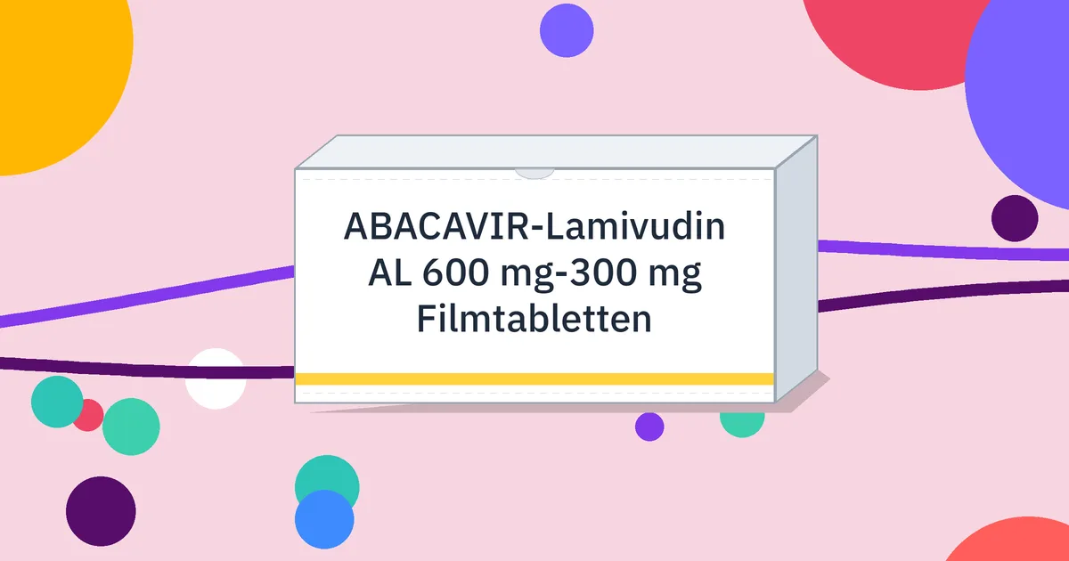 Symbolbild: Packung mit der Aufschrift ABACAVIR-Lamivudin AL 600 mg-300 mg Filmtabletten (PZN 13093115) – Verfügbarkeit und Bezug in Apotheken in Frankfurt am Main