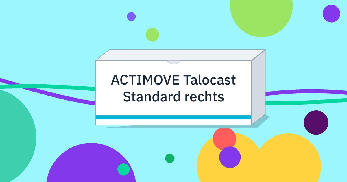 Symbolbild: Packung mit der Aufschrift ACTIMOVE Talocast Standard rechts (PZN 04836184) – Verfügbarkeit und Bezug in Apotheken in Frankfurt am Main