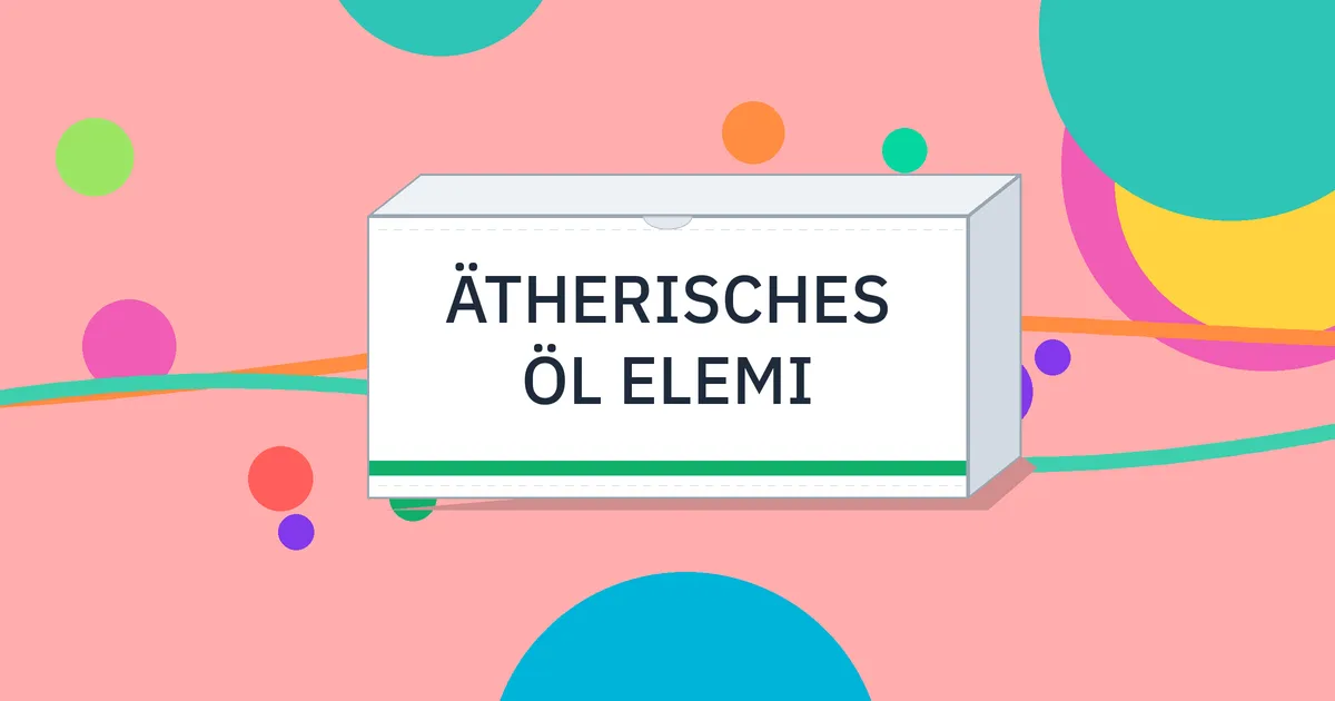 Symbolbild: Packung mit der Aufschrift ÄTHERISCHES ÖL ELEMI (PZN 20026869) – Verfügbarkeit und Bezug in Apotheken in Frankfurt am Main