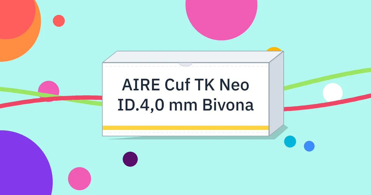 Symbolbild: Packung mit der Aufschrift AIRE Cuf TK Neo ID.4,0 mm Bivona (PZN 02257766) – Verfügbarkeit und Bezug in Apotheken in Frankfurt am Main