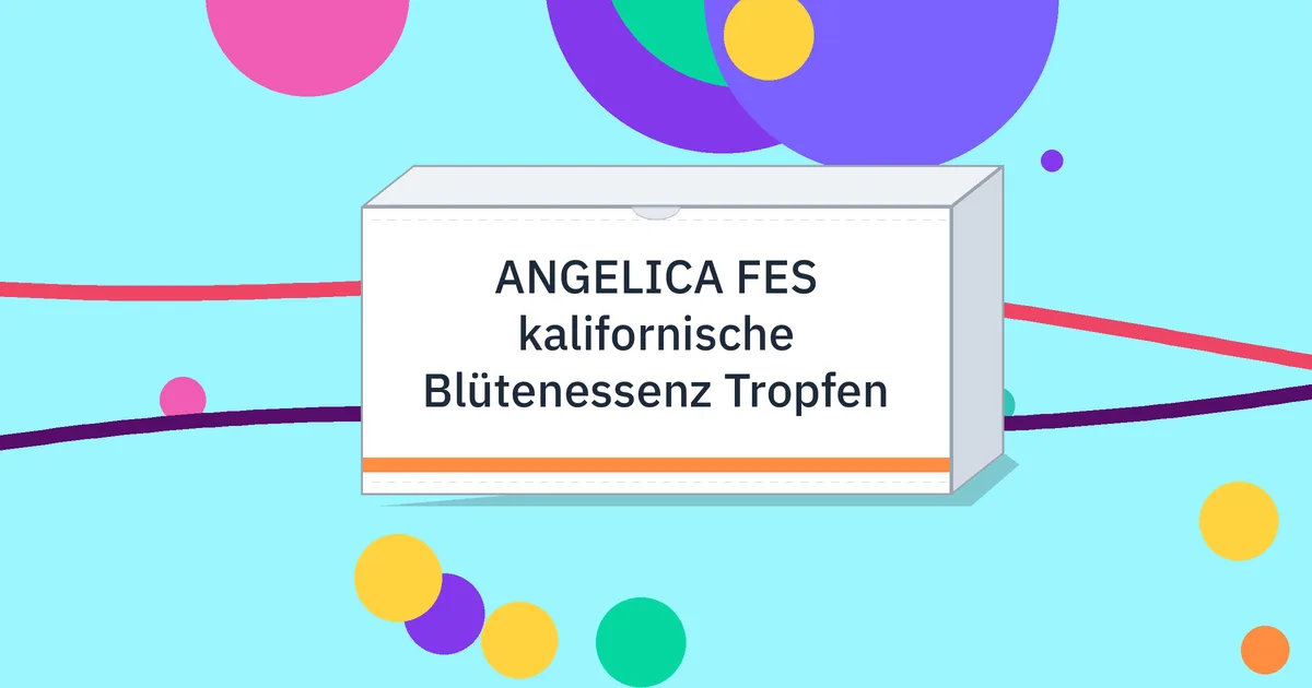 Symbolbild: Packung mit der Aufschrift ANGELICA FES kalifornische Blütenessenz Tropfen (PZN 09173015) – Verfügbarkeit und Bezug in Apotheken in Frankfurt am Main