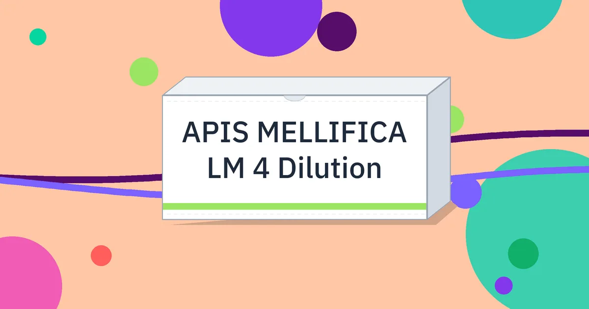 Symbolbild: Packung mit der Aufschrift APIS MELLIFICA LM 4 Dilution (PZN 12765009) – Verfügbarkeit und Bezug in Apotheken in Frankfurt am Main