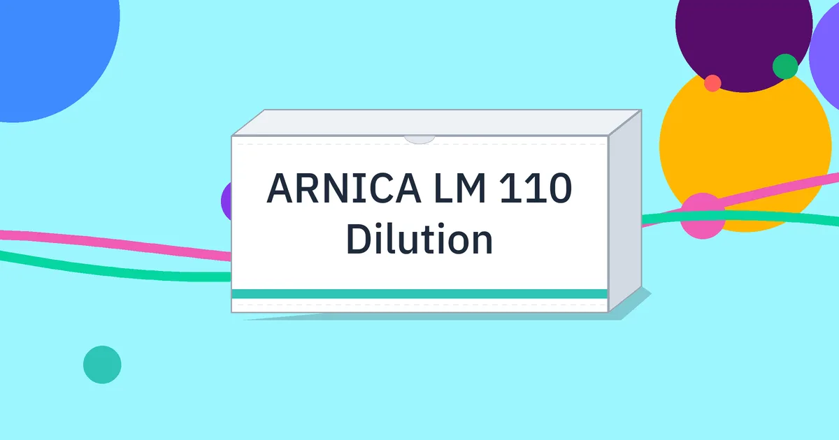 Symbolbild: Packung mit der Aufschrift ARNICA LM 110 Dilution (PZN 12770737) – Verfügbarkeit und Bezug in Apotheken in Frankfurt am Main
