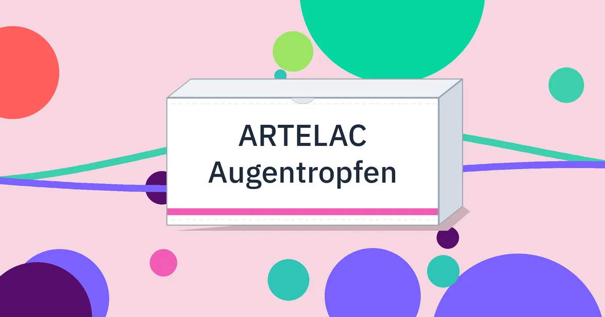 Symbolbild: Packung mit der Aufschrift ARTELAC Augentropfen (PZN 04348183) – Verfügbarkeit und Bezug in Apotheken in Frankfurt am Main