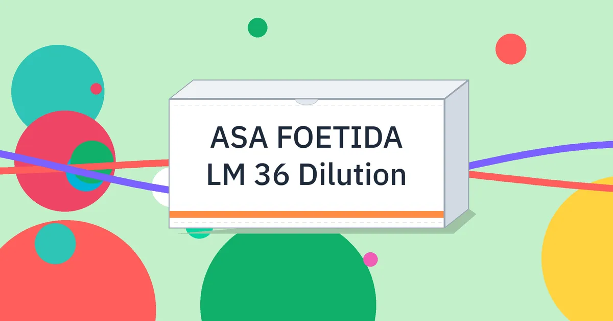 Symbolbild: Packung mit der Aufschrift ASA FOETIDA LM 36 Dilution (PZN 12781764) – Verfügbarkeit und Bezug in Apotheken in Frankfurt am Main