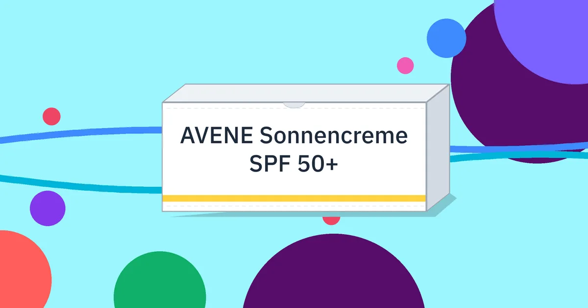 Symbolbild: Packung mit der Aufschrift AVENE Sonnencreme SPF 50+ (PZN 17293348) – Verfügbarkeit und Bezug in Apotheken in Frankfurt am Main