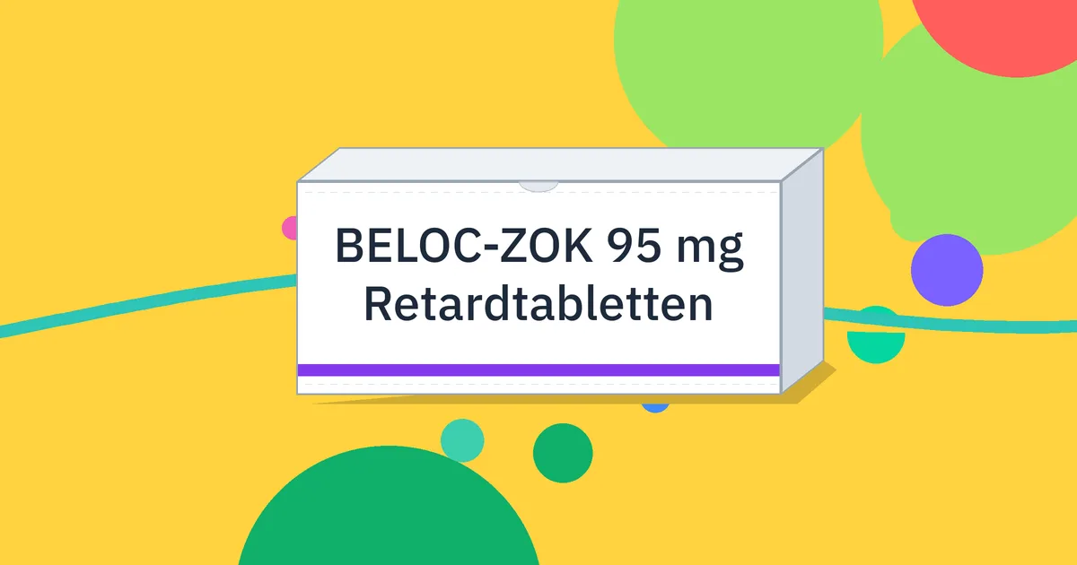 Symbolbild: Packung mit der Aufschrift BELOC-ZOK 95 mg Retardtabletten (PZN 03754685) – Verfügbarkeit und Bezug in Apotheken in Frankfurt am Main