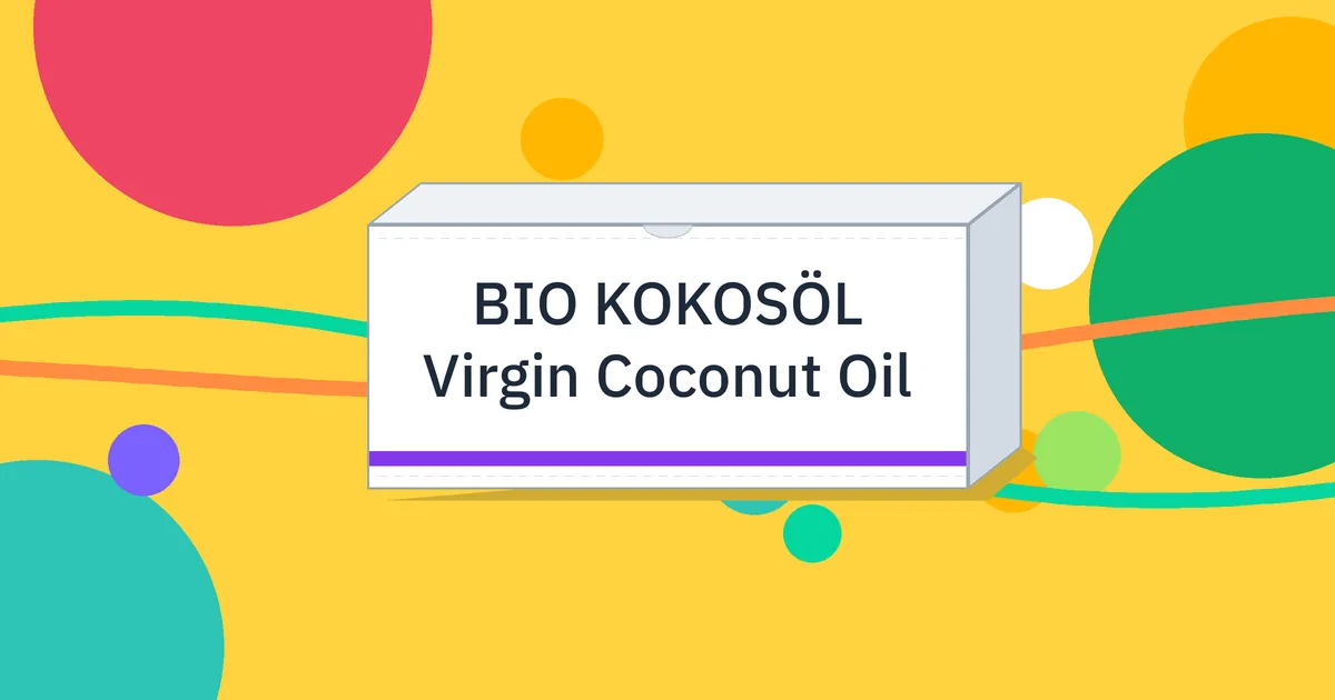 Symbolbild: Packung mit der Aufschrift BIO KOKOSÖL Virgin Coconut Oil (PZN 11071262) – Verfügbarkeit und Bezug in Apotheken in Frankfurt am Main