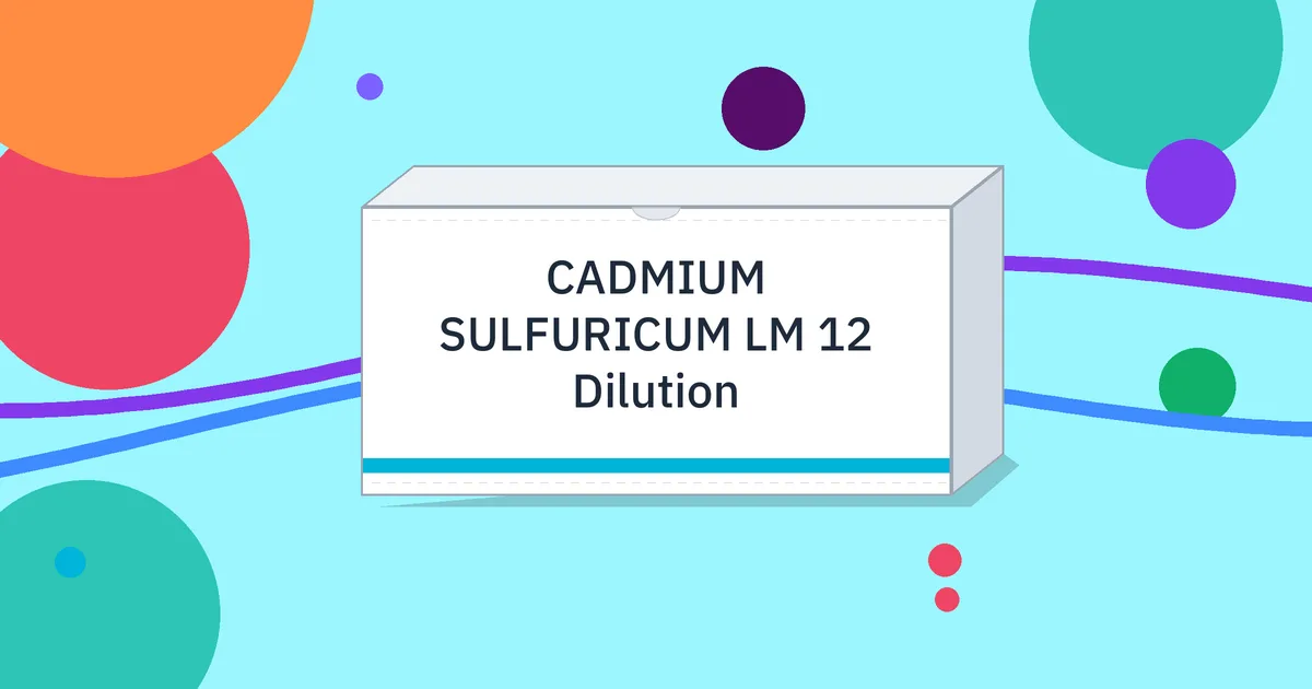 Symbolbild: Packung mit der Aufschrift CADMIUM SULFURICUM LM 12 Dilution (PZN 09649682) – Verfügbarkeit und Bezug in Apotheken in Frankfurt am Main