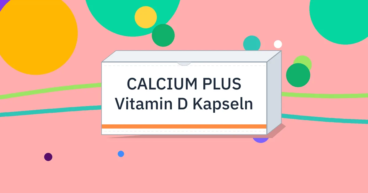 Symbolbild: Packung mit der Aufschrift CALCIUM PLUS Vitamin D Kapseln (PZN 17382371) – Verfügbarkeit und Bezug in Apotheken in Frankfurt am Main