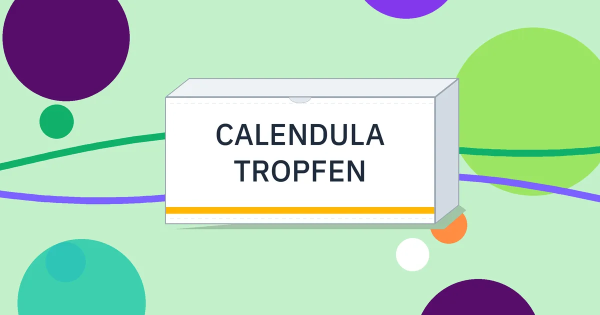 Symbolbild: Packung mit der Aufschrift CALENDULA TROPFEN (PZN 18431918) – Verfügbarkeit und Bezug in Apotheken in Frankfurt am Main