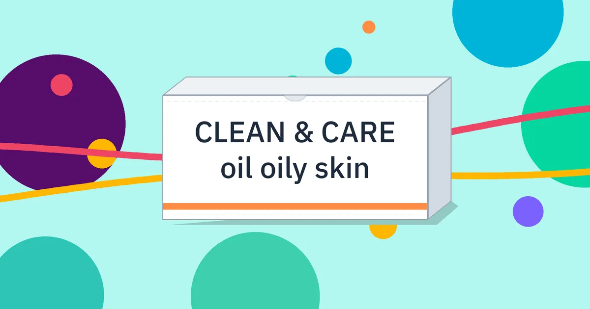 Symbolbild: Packung mit der Aufschrift CLEAN & CARE oil oily skin (PZN 18361431) – Verfügbarkeit und Bezug in Apotheken in Frankfurt am Main