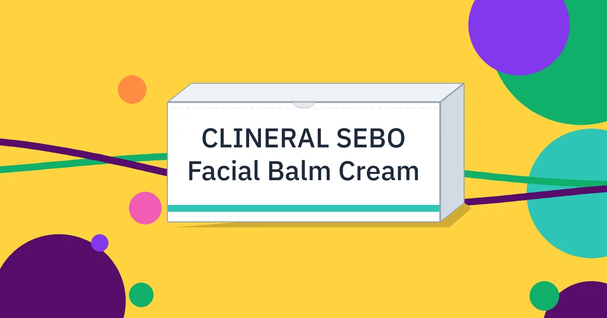Symbolbild: Packung mit der Aufschrift CLINERAL SEBO Facial Balm Cream (PZN 12460066) – Verfügbarkeit und Bezug in Apotheken in Frankfurt am Main