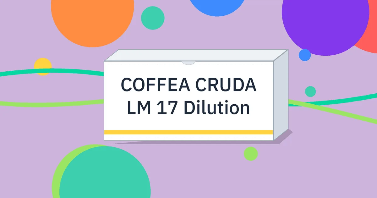 Symbolbild: Packung mit der Aufschrift COFFEA CRUDA LM 17 Dilution (PZN 12830936) – Verfügbarkeit und Bezug in Apotheken in Frankfurt am Main