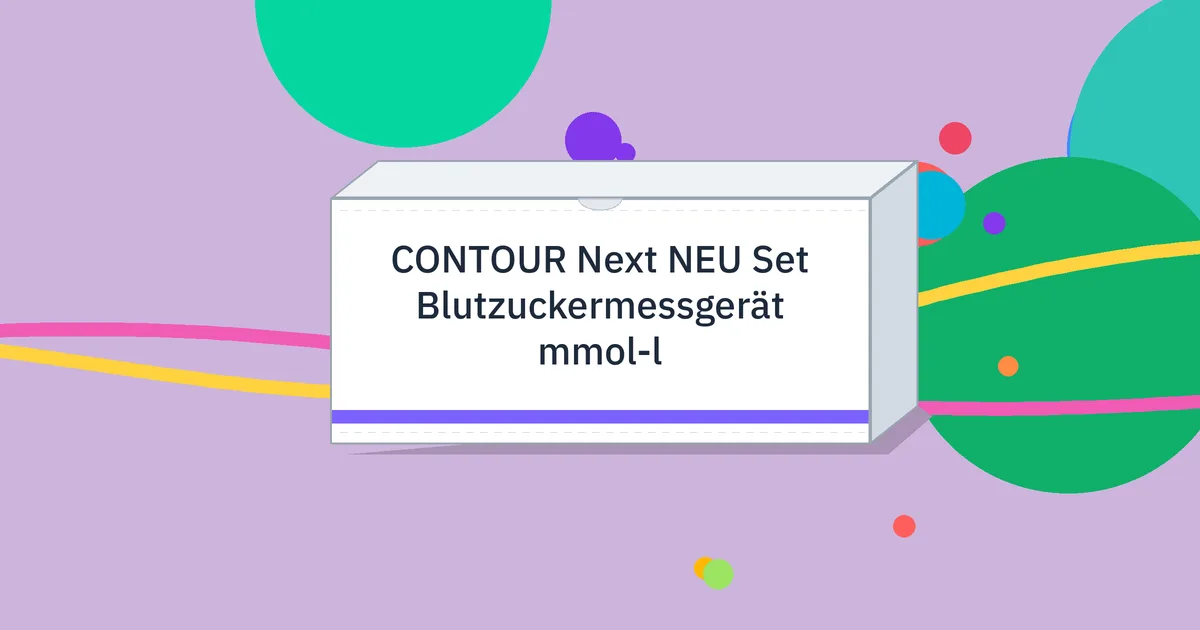 Symbolbild: Packung mit der Aufschrift CONTOUR Next NEU Set Blutzuckermessgerät mmol-l (PZN 15298293) – Verfügbarkeit und Bezug in Apotheken in Frankfurt am Main