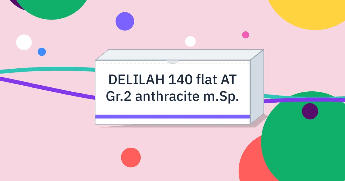 Symbolbild: Packung mit der Aufschrift DELILAH 140 flat AT Gr.2 anthracite m.Sp. (PZN 14247572) – Verfügbarkeit und Bezug in Apotheken in Frankfurt am Main