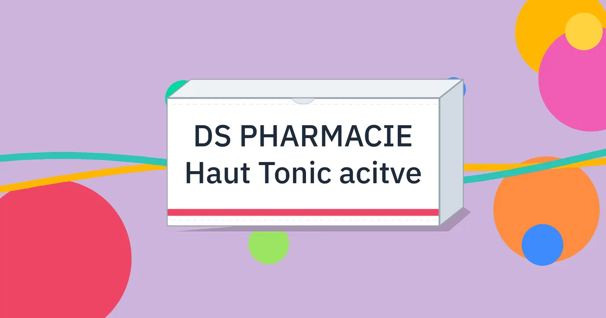 Symbolbild: Packung mit der Aufschrift DS PHARMACIE Haut Tonic acitve (PZN 06165015) – Verfügbarkeit und Bezug in Apotheken in Frankfurt am Main