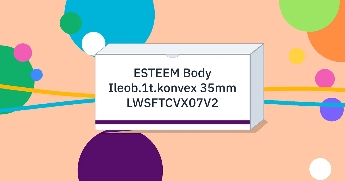 Symbolbild: Packung mit der Aufschrift ESTEEM Body Ileob.1t.konvex 35mm LWSFTCVX07V2 (PZN 18837891) – Verfügbarkeit und Bezug in Apotheken in Frankfurt am Main