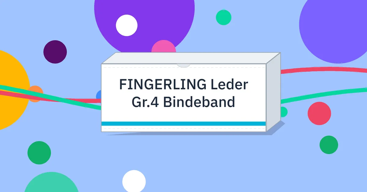Symbolbild: Packung mit der Aufschrift FINGERLING Leder Gr.4 Bindeband (PZN 01726650) – Verfügbarkeit und Bezug in Apotheken in Frankfurt am Main