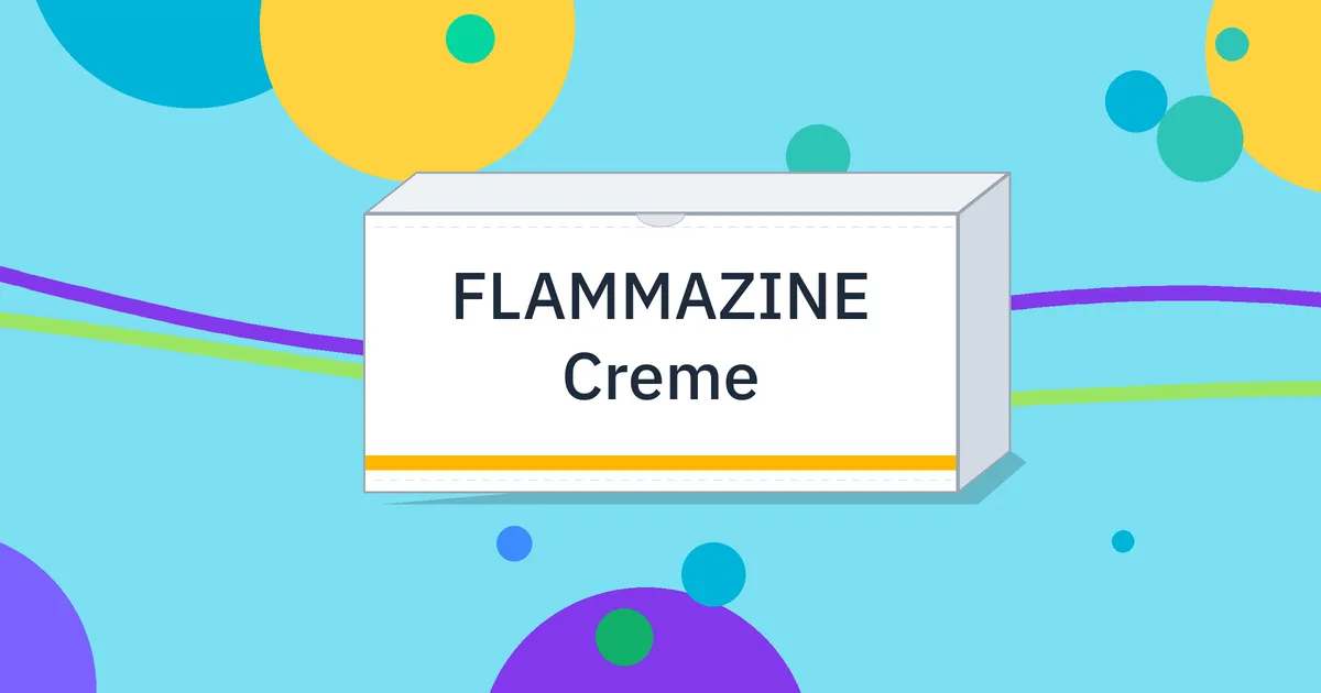 Symbolbild: Packung mit der Aufschrift FLAMMAZINE Creme (PZN 00247373) – Verfügbarkeit und Bezug in Apotheken in Frankfurt am Main