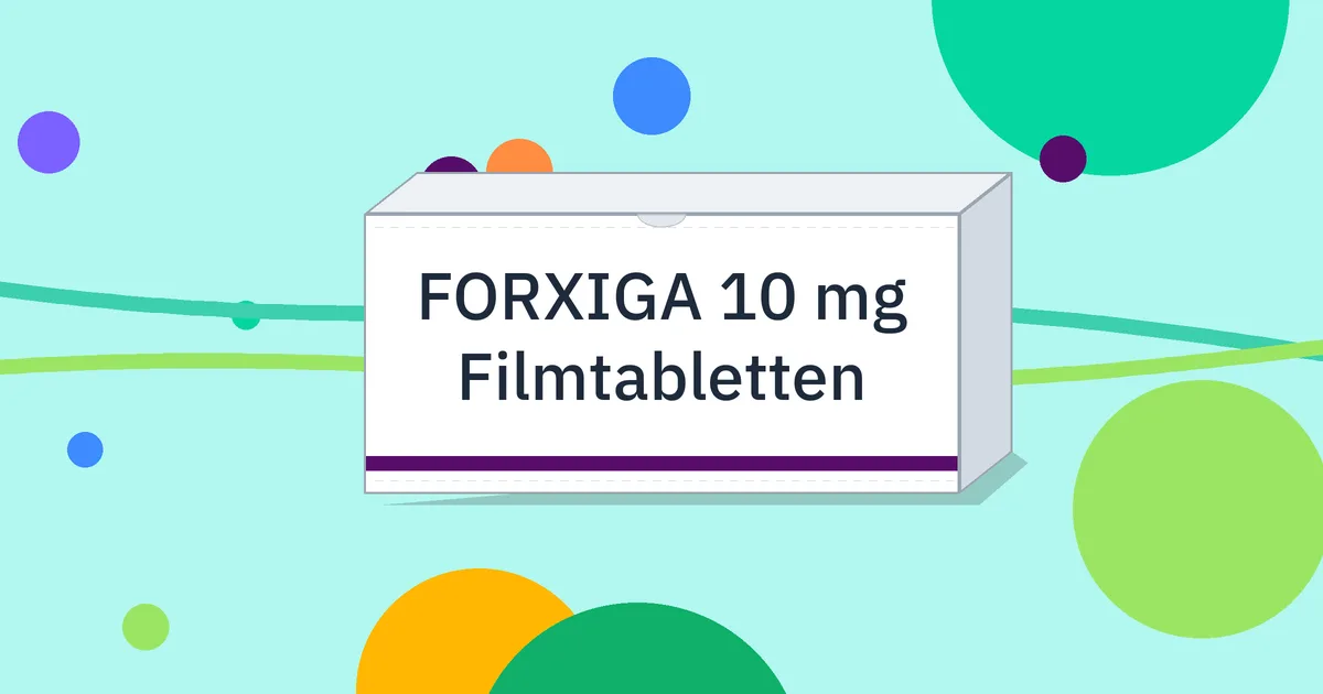 Symbolbild: Packung mit der Aufschrift FORXIGA 10 mg Filmtabletten (PZN 18090392) – Verfügbarkeit und Bezug in Apotheken in Frankfurt am Main