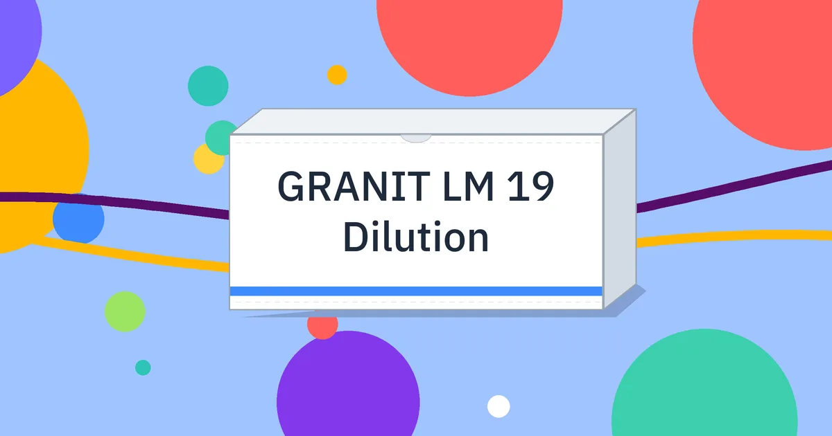 Symbolbild: Packung mit der Aufschrift GRANIT LM 19 Dilution (PZN 12881388) – Verfügbarkeit und Bezug in Apotheken in Frankfurt am Main