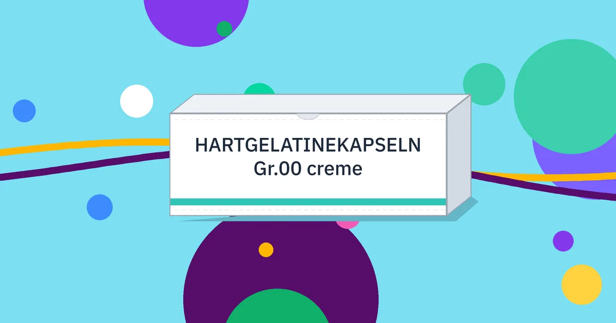 Symbolbild: Packung mit der Aufschrift HARTGELATINEKAPSELN Gr.00 creme (PZN 00276268) – Verfügbarkeit und Bezug in Apotheken in Frankfurt am Main
