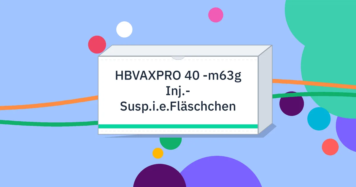 Symbolbild: Packung mit der Aufschrift HBVAXPRO 40 -m63g Inj.-Susp.i.e.Fläschchen (PZN 19810411) – Verfügbarkeit und Bezug in Apotheken in Frankfurt am Main
