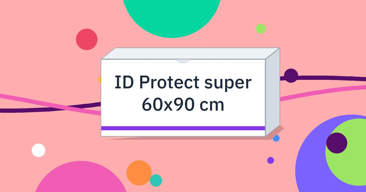 Symbolbild: Packung mit der Aufschrift ID Protect super 60x90 cm (PZN 14281379) – Verfügbarkeit und Bezug in Apotheken in Frankfurt am Main