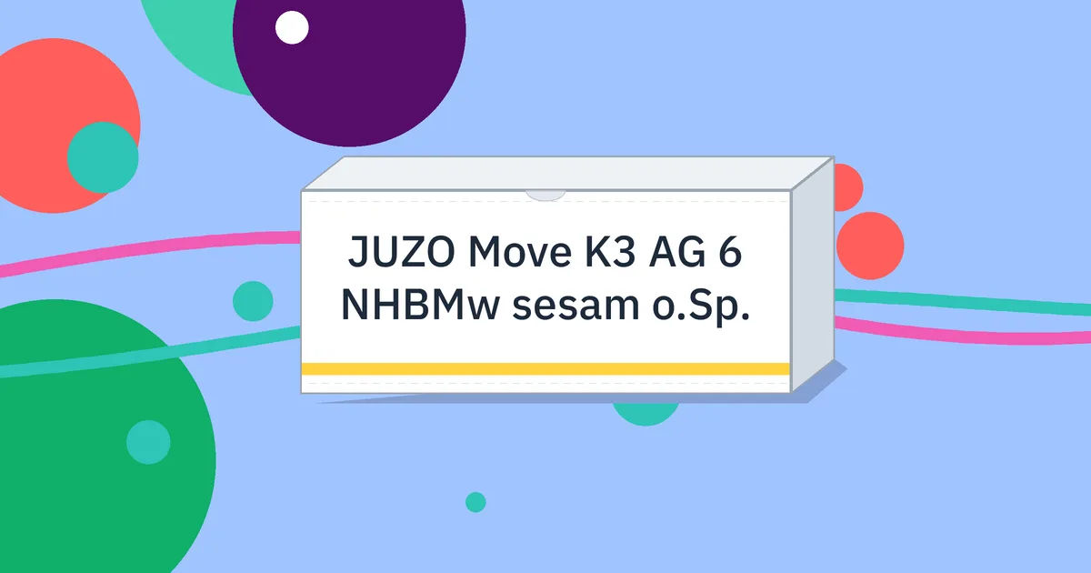 Symbolbild: Packung mit der Aufschrift JUZO Move K3 AG 6 NHBMw sesam o.Sp. (PZN 18577071) – Verfügbarkeit und Bezug in Apotheken in Frankfurt am Main