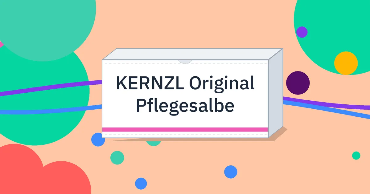 Symbolbild: Packung mit der Aufschrift KERNZL Original Pflegesalbe (PZN 07554782) – Verfügbarkeit und Bezug in Apotheken in Frankfurt am Main