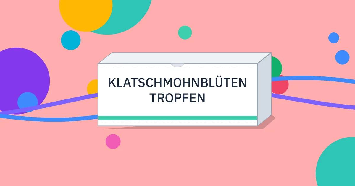 Symbolbild: Packung mit der Aufschrift KLATSCHMOHNBLÜTEN TROPFEN (PZN 11366655) – Verfügbarkeit und Bezug in Apotheken in Frankfurt am Main