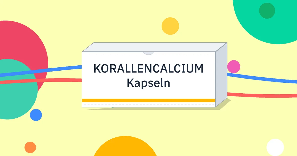 Symbolbild: Packung mit der Aufschrift KORALLENCALCIUM Kapseln (PZN 09941827) – Verfügbarkeit und Bezug in Apotheken in Frankfurt am Main