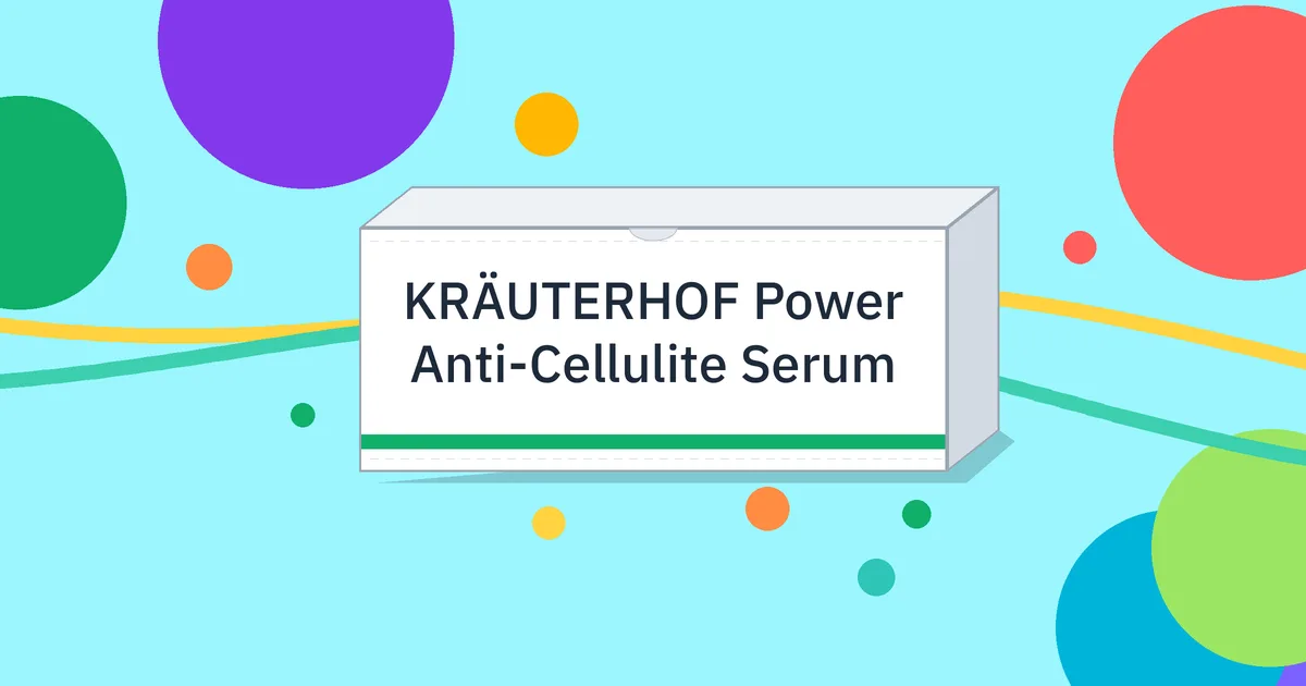 Symbolbild: Packung mit der Aufschrift KRÄUTERHOF Power Anti-Cellulite Serum (PZN 14412433) – Verfügbarkeit und Bezug in Apotheken in Frankfurt am Main