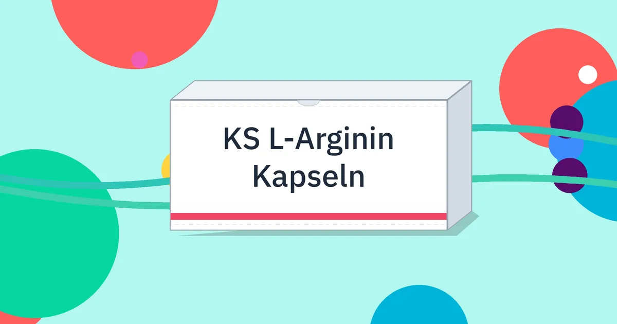 Symbolbild: Packung mit der Aufschrift KS L-Arginin Kapseln (PZN 20583630) – Verfügbarkeit und Bezug in Apotheken in Frankfurt am Main