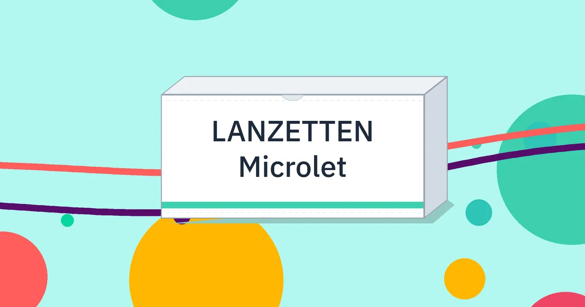 Symbolbild: Packung mit der Aufschrift LANZETTEN Microlet (PZN 16916362) – Verfügbarkeit und Bezug in Apotheken in Frankfurt am Main