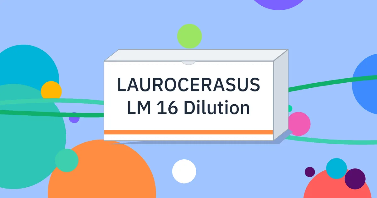 Symbolbild: Packung mit der Aufschrift LAUROCERASUS LM 16 Dilution (PZN 13524093) – Verfügbarkeit und Bezug in Apotheken in Frankfurt am Main